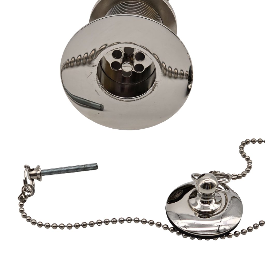 Drain Universal Drain with removable stainer and plug and chain ...